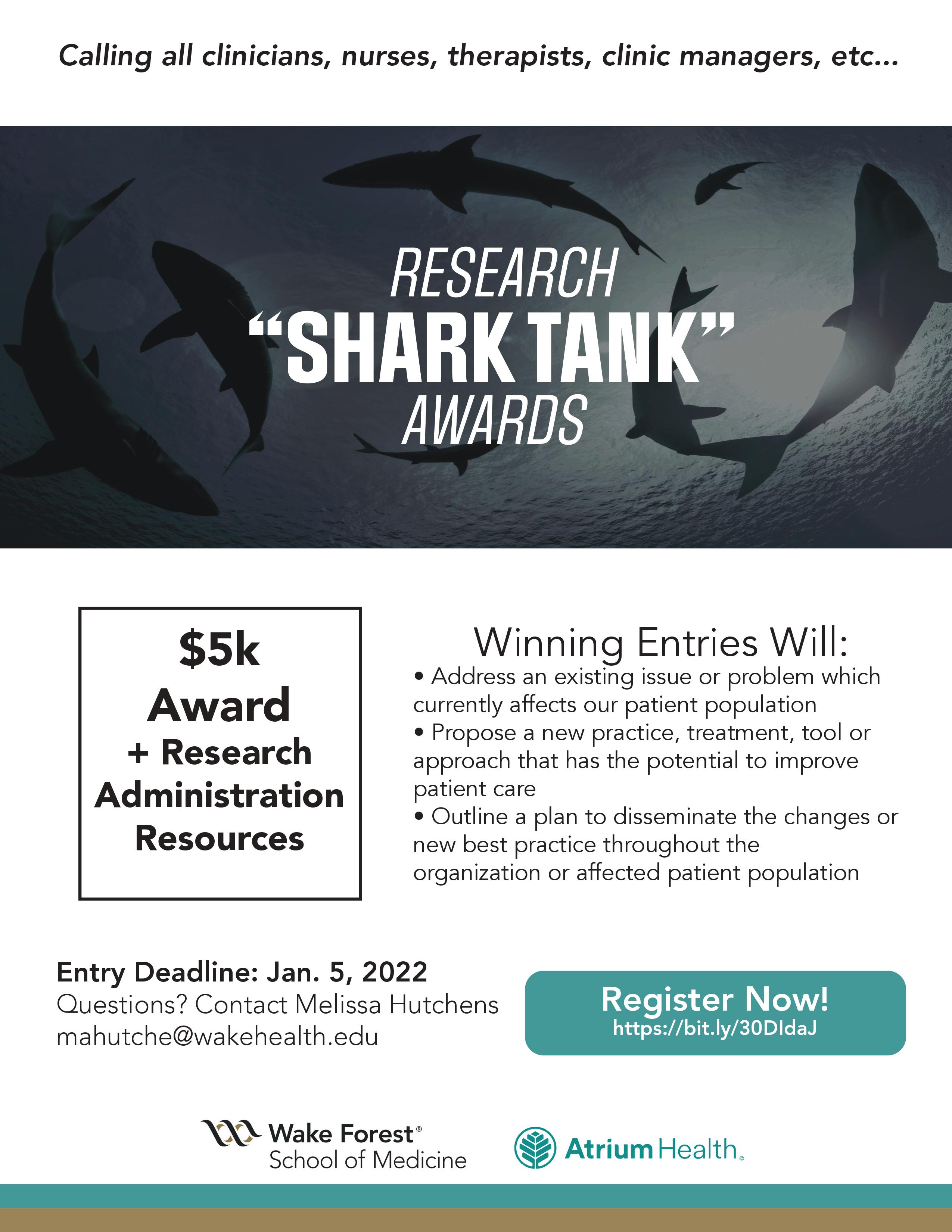 Research "Shark Tank" Awards | CTSI